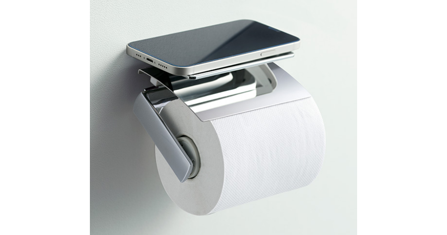 SC-487 衛生紙捲架兼置物架 | 台灣河淳 KAWAJUN